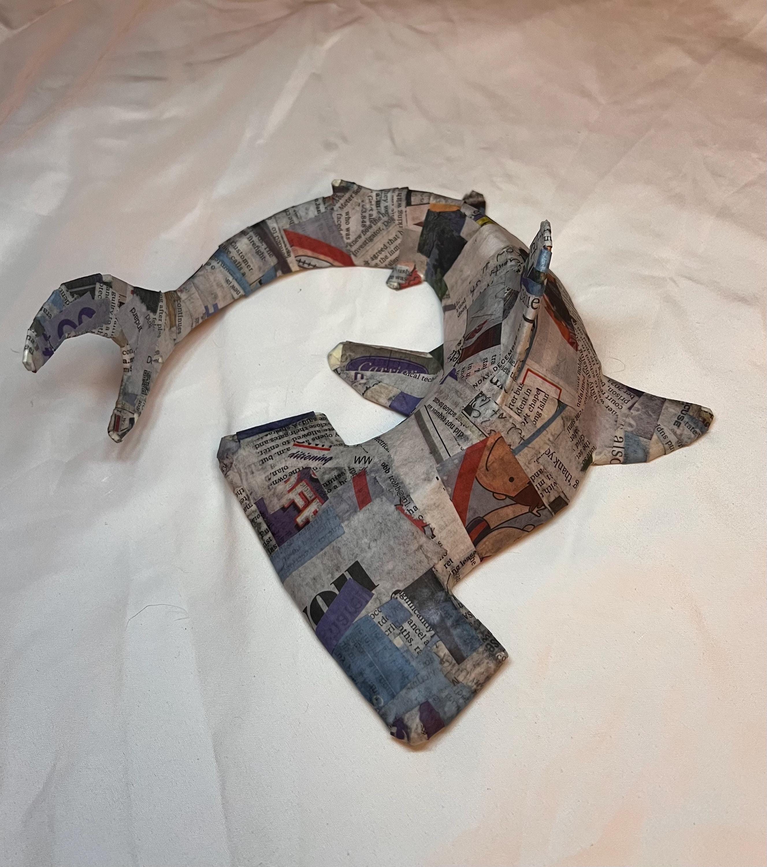 Hammerhead Shark Paper Mache Wall Hanging – Unpainted DIY Decor - Etsy