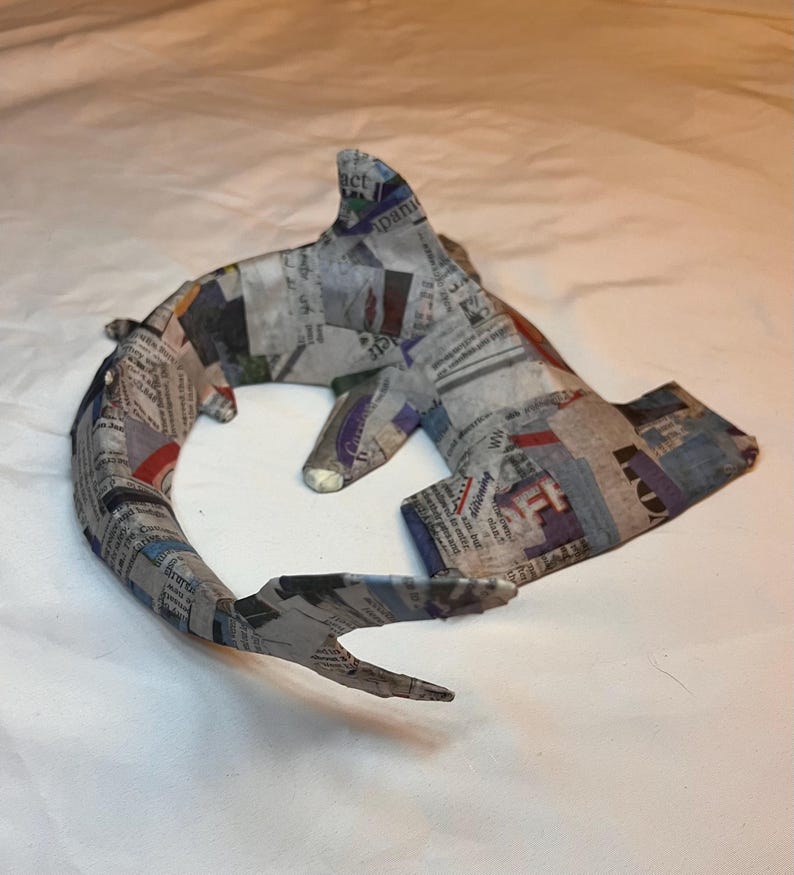 Hammerhead Shark Paper Mache Wall Hanging – Unpainted DIY Decor - Etsy