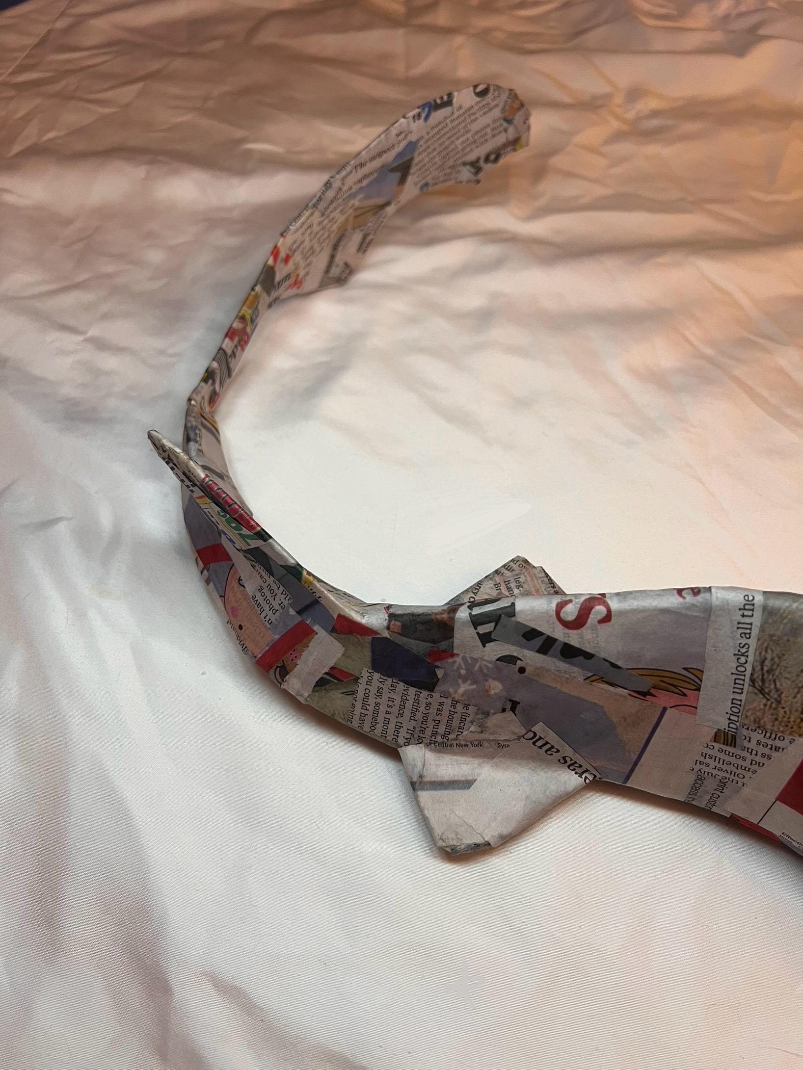 Leopard Shark Paper Mache Wall Hanging – Unpainted DIY Shark Decor - Etsy