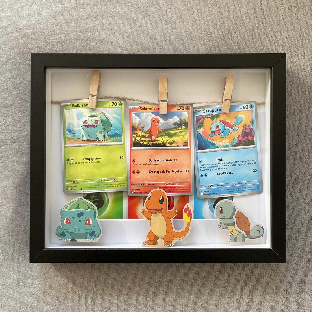 Pokémon Decorative Frame – Kanto Starter – 3D Fan Art With Bulbasaur ...