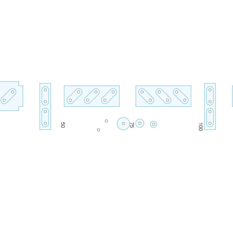 Trailer Fender Lights Cutout DXF, Customizable Welding Bed Digital ...