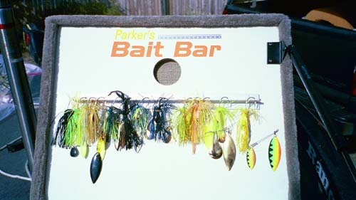 Qty 2 Parker's Bait Bar / Lure Holder / Spinner Bait / Adheres to Rod ...