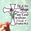 John 15:5 Sun Vinyl Sticker, Bible Verse Sticker, Christian Sticker ...