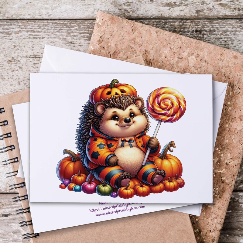 Hedgehog Notecard Set - Etsy