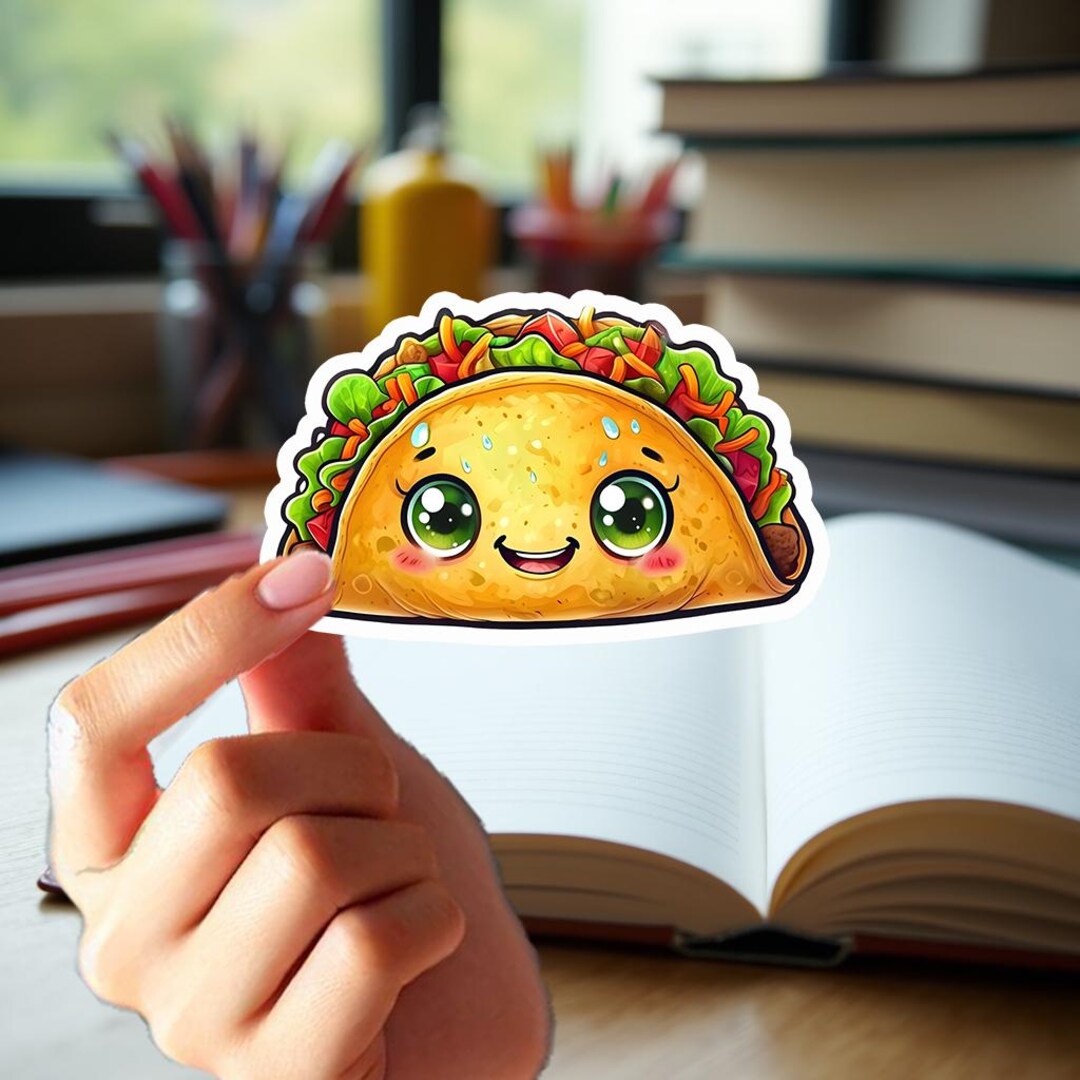 Vinyltaco Sticker, Custom Vinyl Sticker, , Personality Laptop Sticker ...
