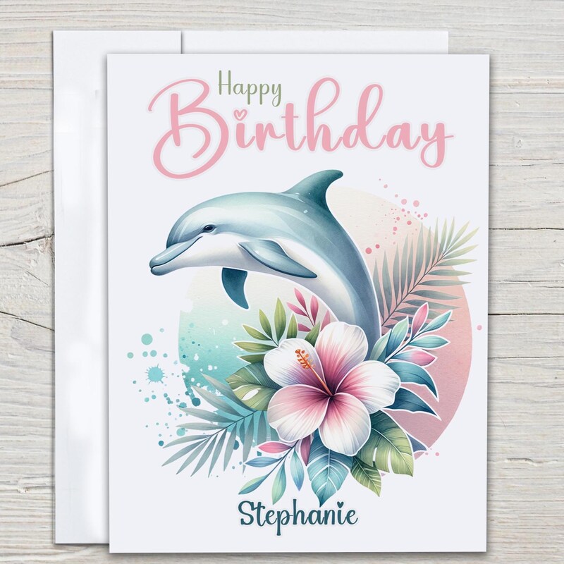 Dolphin Greeting Cards - Etsy