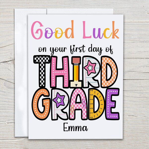 Good Luck Card - Etsy
