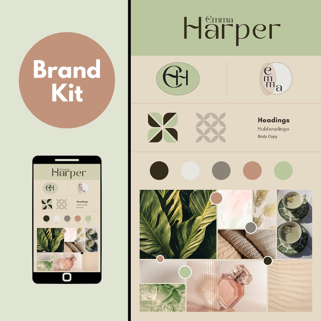 DIY Brand Kit Design Custom Branding & Logo Kit Creative Graphic Design ...