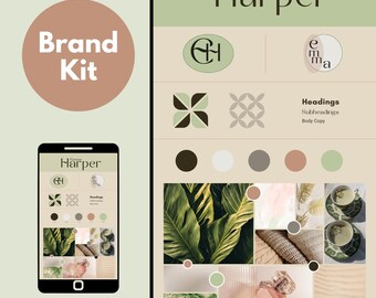 DIY Brand Kit Design | Custom Branding & Logo Kit | Creative Graphic ...