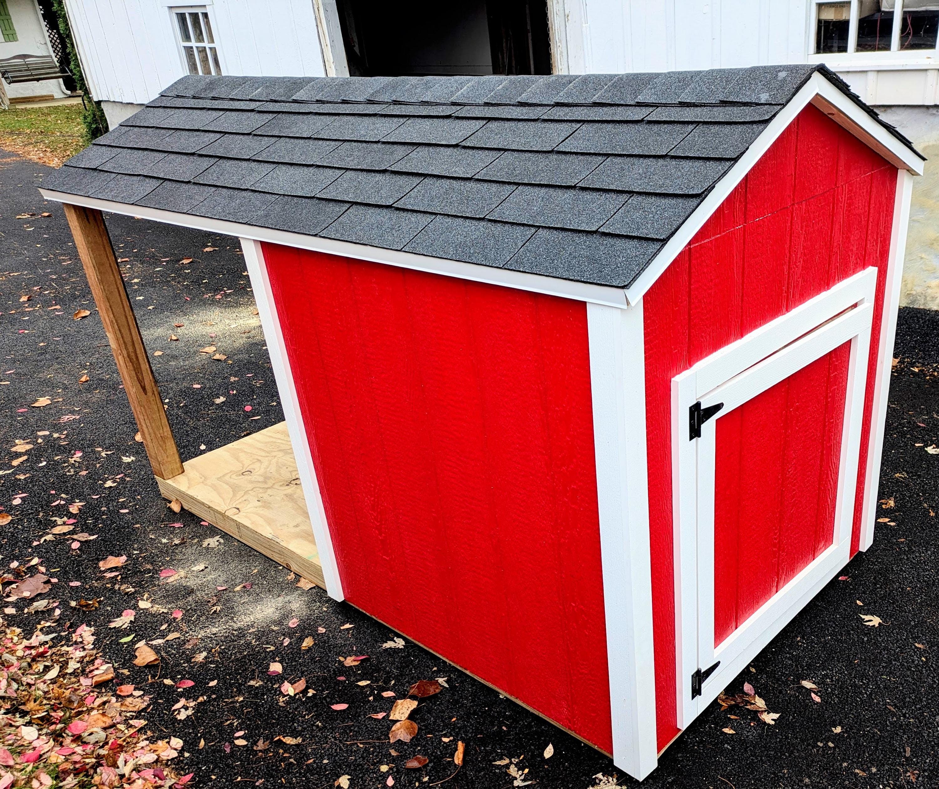 4 X 8 Foot Dog House With Porch - Etsy