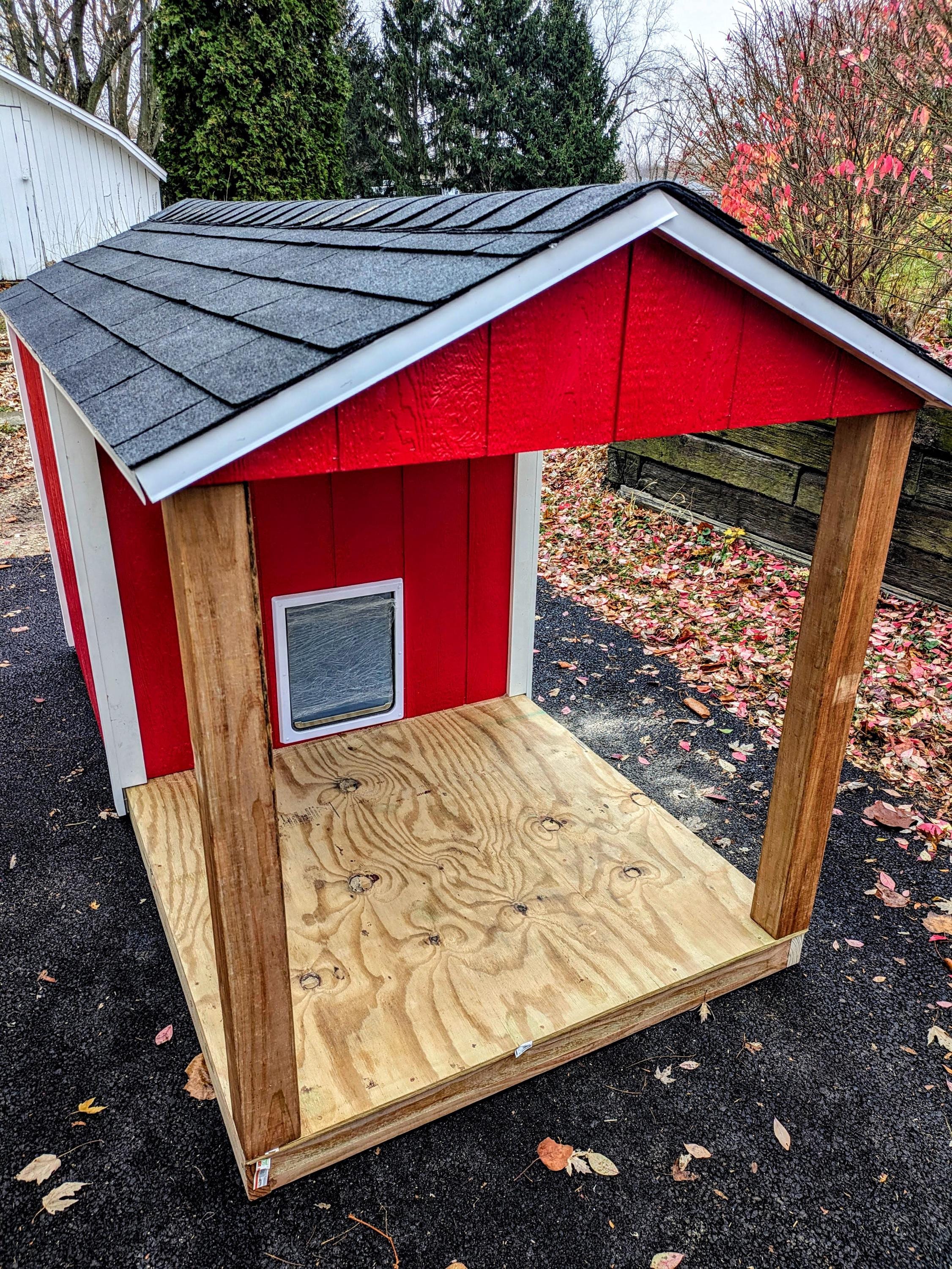 4 X 8 Foot Dog House With Porch - Etsy