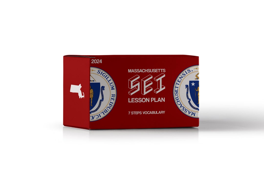 SEI Lesson Plan 7 Steps Vocabulary - Etsy