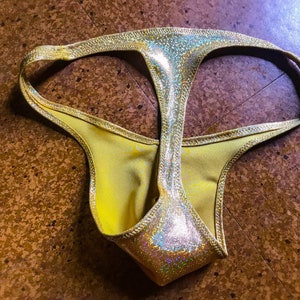 String à paillettes pour homme GOLDEN BOY - Etsy France