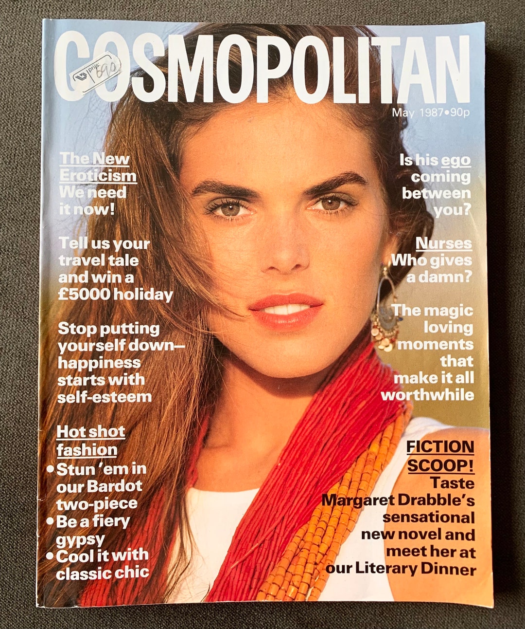 Vintage UK Cosmopolitan Magazine Mei 1987 Cover Maria Johnson Mel En ...