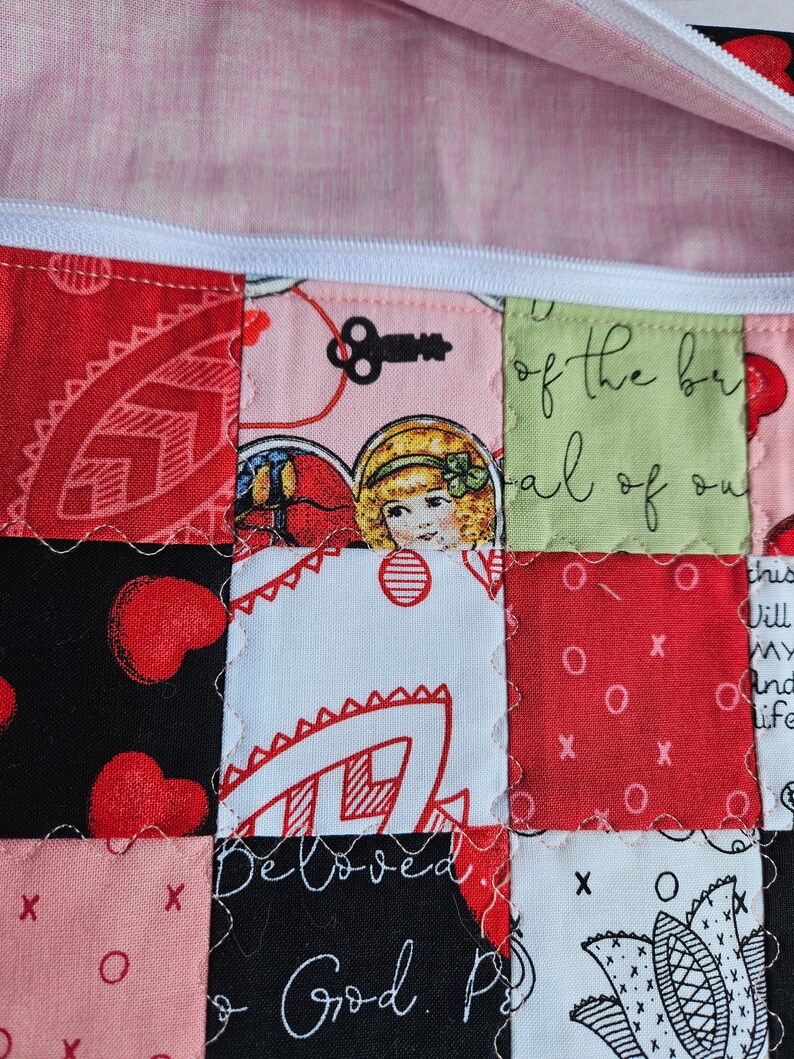 Cross Stitch Project Bag EPP Project Bag All My Heart Riley Blake ...