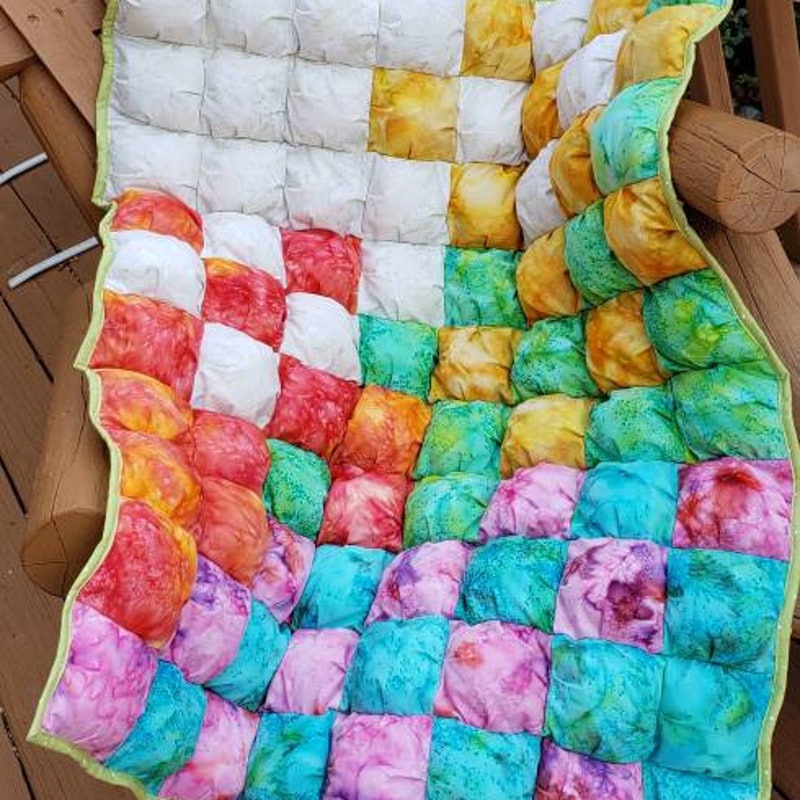Puff Quilt - Etsy