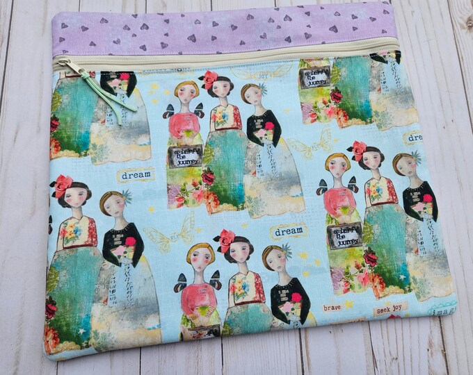 Cross Stitch Project Bag EPP Project Bag "be the Light" - Etsy