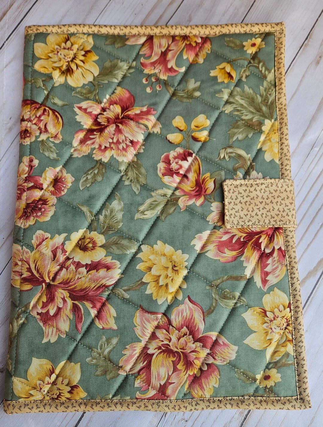 Folder Quilted Cross Stitch Project Bag "threads That Bind "blackbird ...