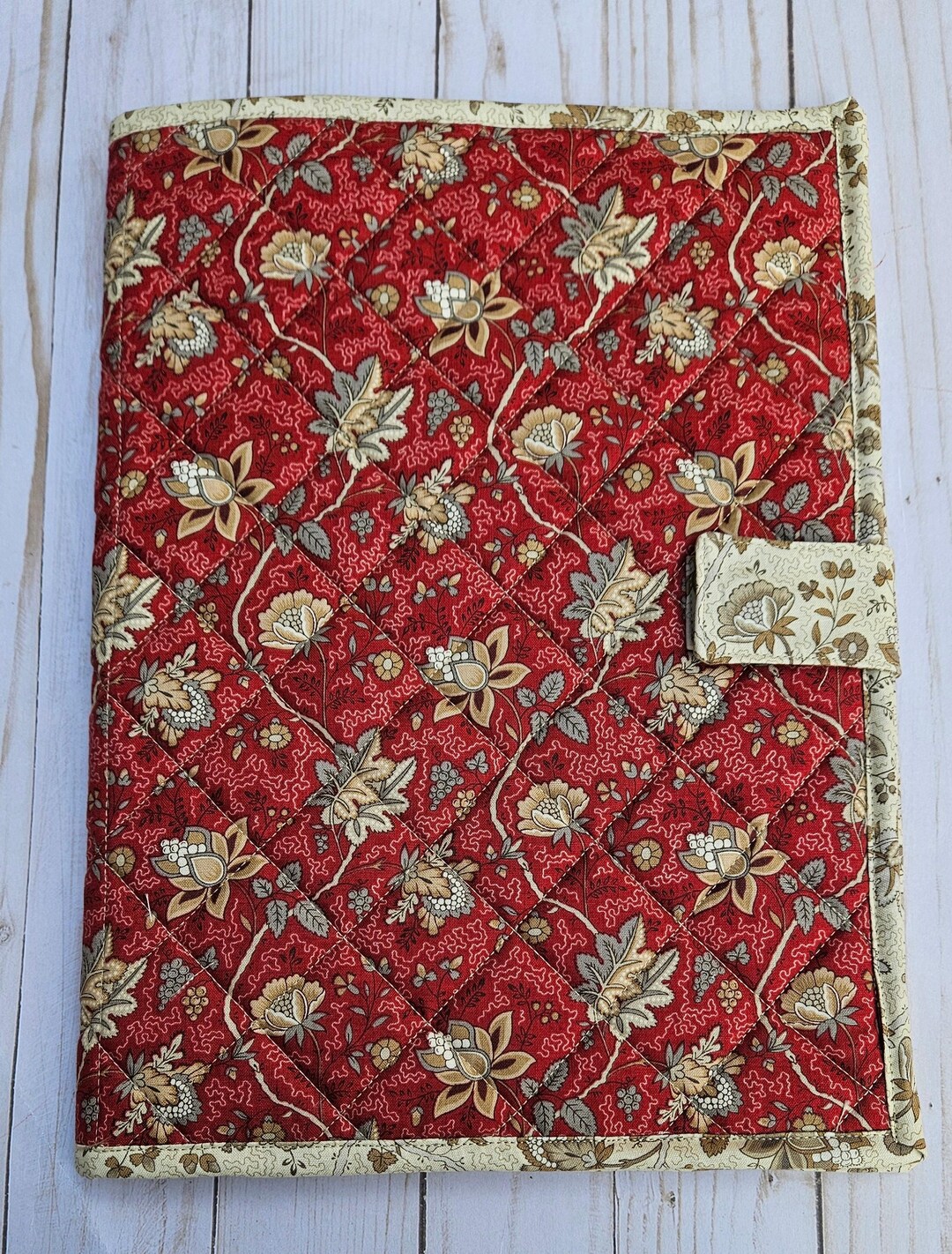 Folder Quilted Cross Stitch Project Bag Chateau De Chantilly by French ...