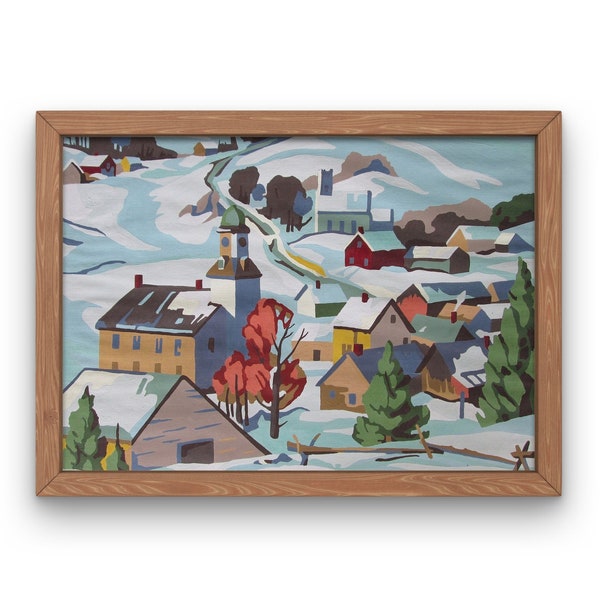 Winter Paint by Number - Etsy