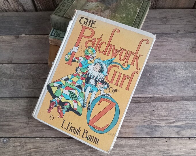 The Patchwork Girl of Oz by L. Frank Baum Distressed White Spine ...