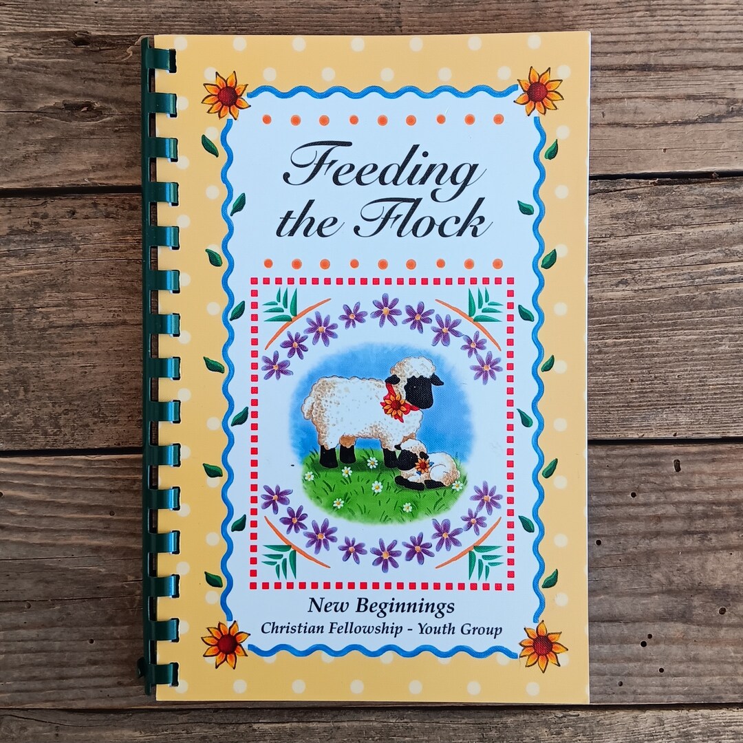 Feeding the Flock Church Fundraiser Compilation Cookbook Recipe Book - Etsy