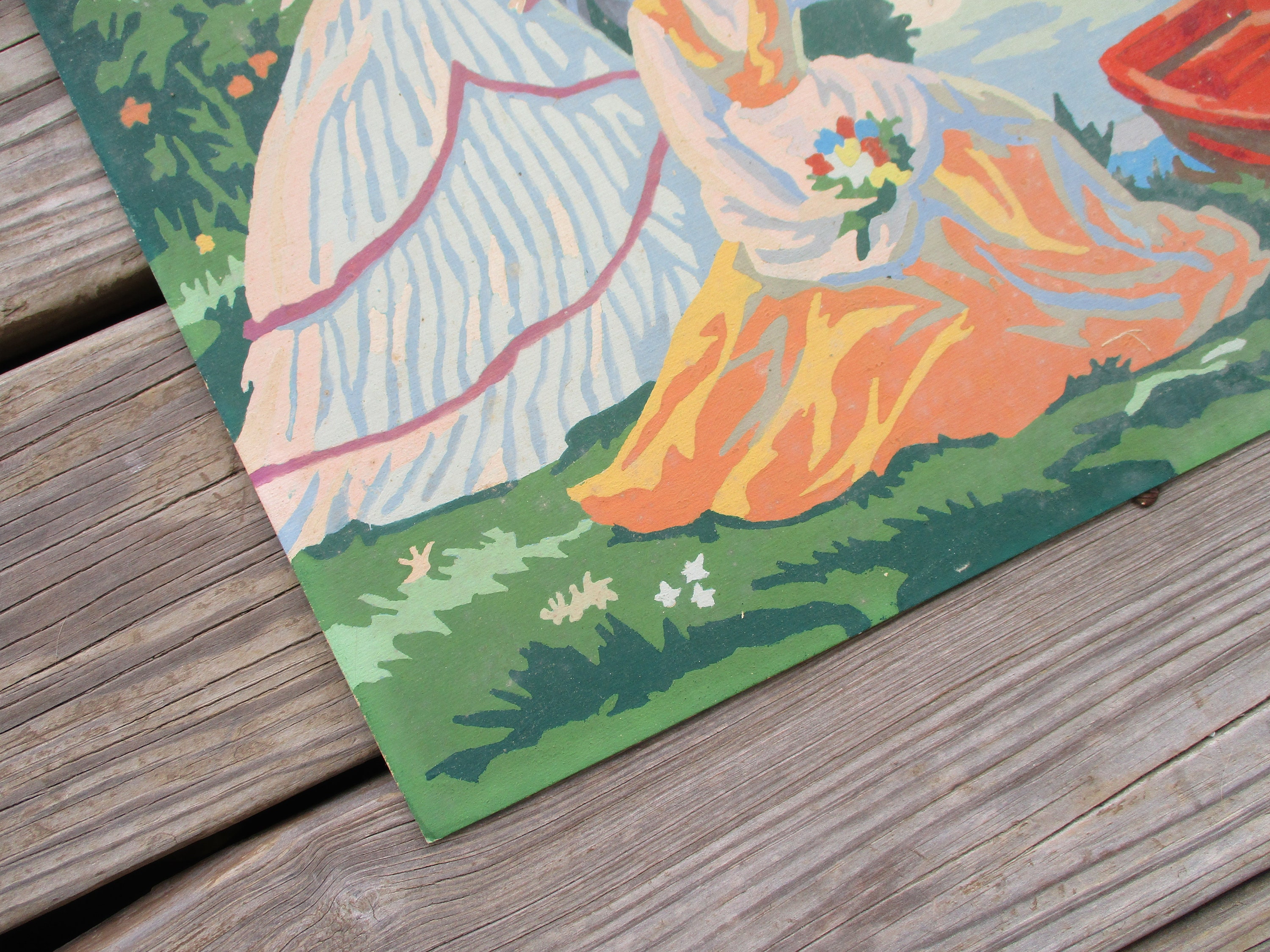 Oil Vintage Paint by Number Painting Sunday In The Park Art Award PBN ...