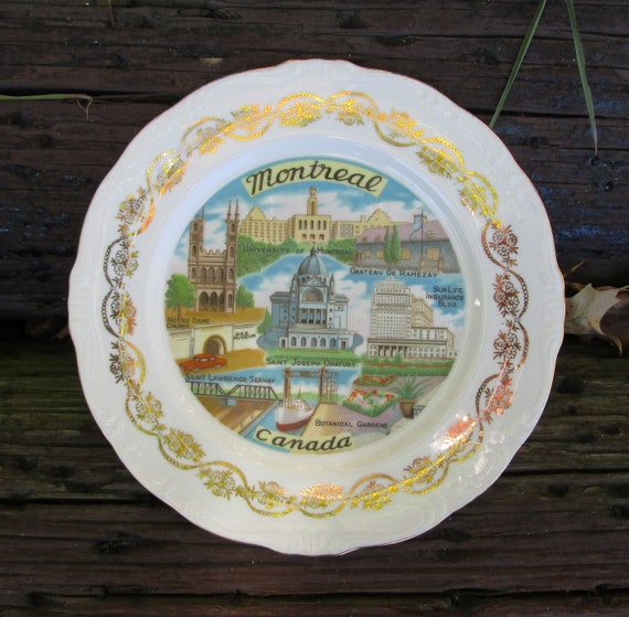 Home & Living Kitchen & Dining Dining & Serving Canada souvenir plate ...