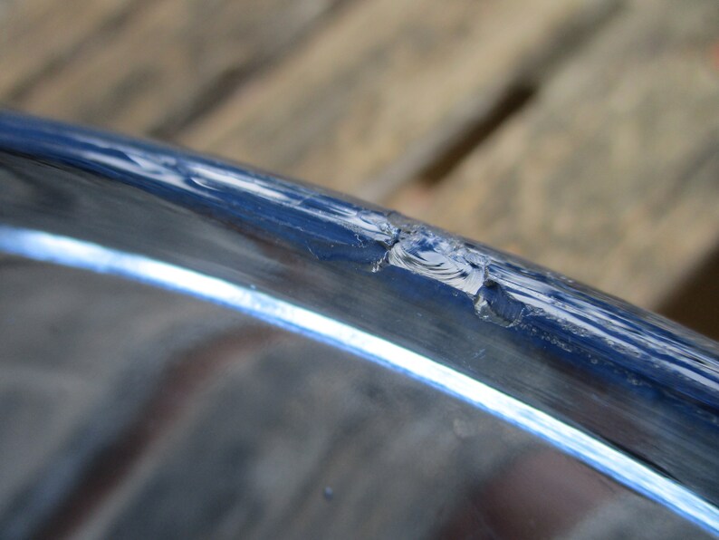 Vintage Cobalt Blue Glass Mixing Bowls Nesting Ribbed Shell - Etsy