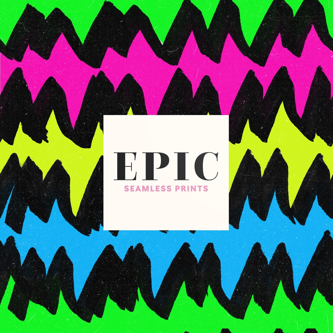 Seamless Bold Colorful 90's Stripe for Fabric, Boardshorts, Anything - Etsy