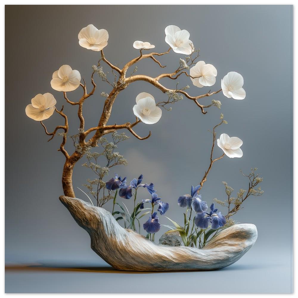 Elegant Floral Art, Elegant Flower Arrangement, Modern Minimalistic ...