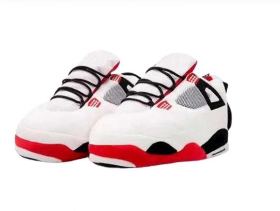 Nike Air JR4 Red-white Plushies - Etsy