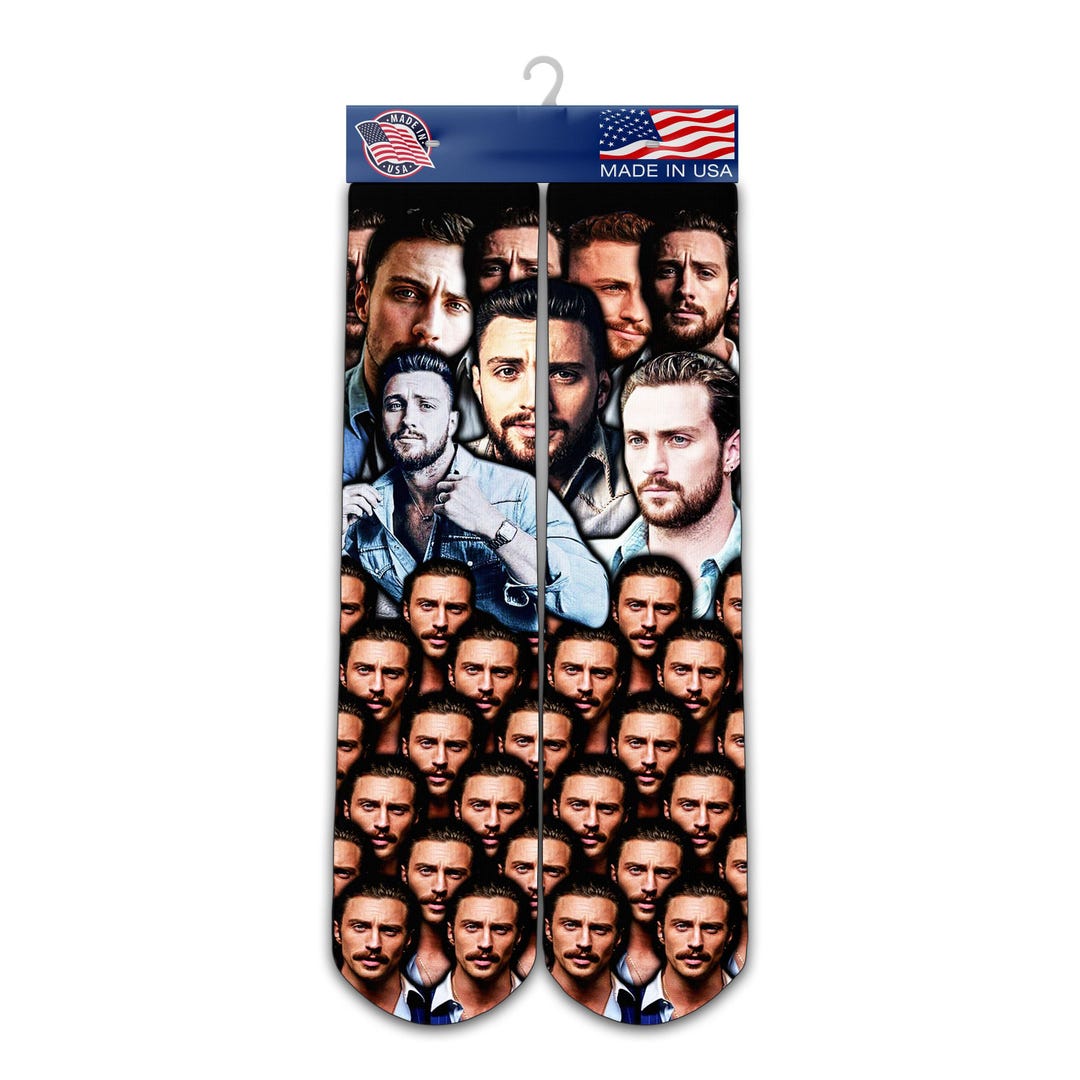 Aaron Taylor Johnson Socks - Etsy