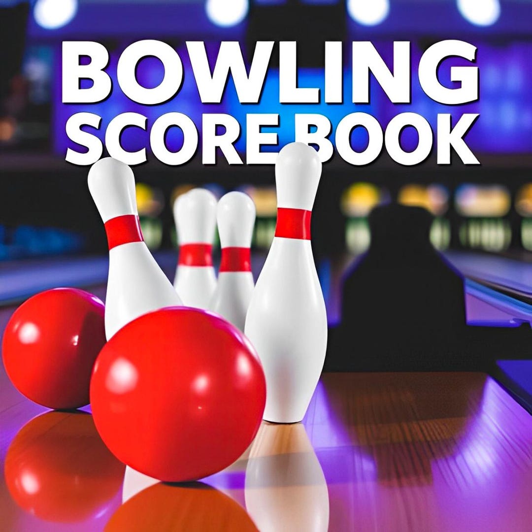Bowling Practice Tracker - Bowling Score Book - Bowling Scoreboard - Etsy