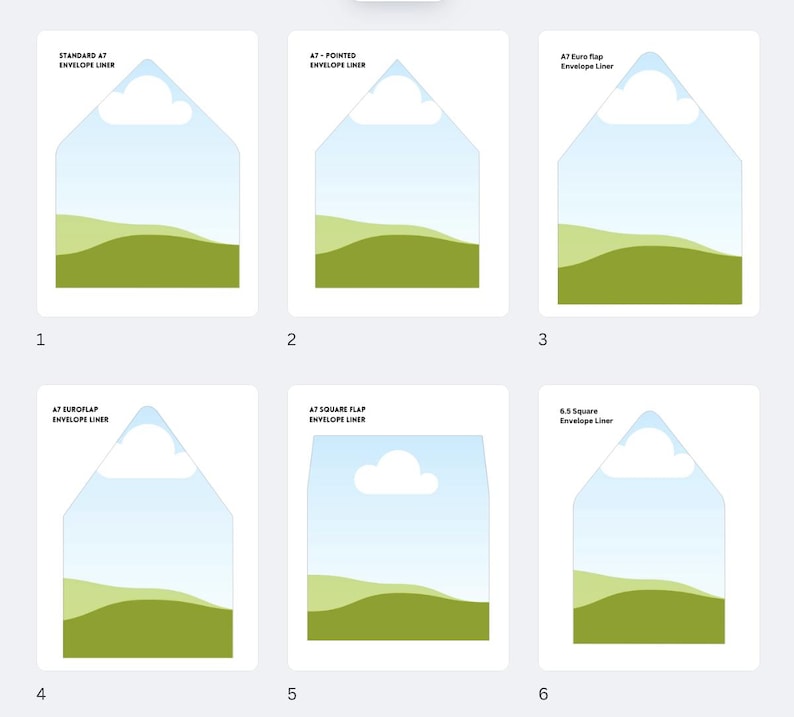 Editable Envelope Liner Template: DIY Stationery Design (canva Digital ...