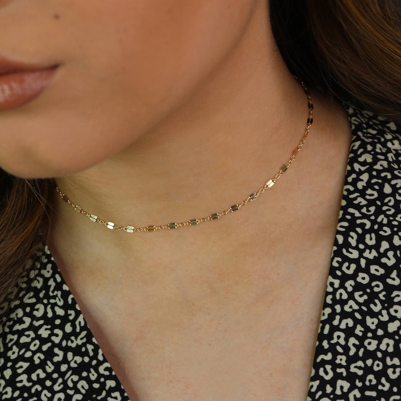 Gold Chain Choker - Etsy