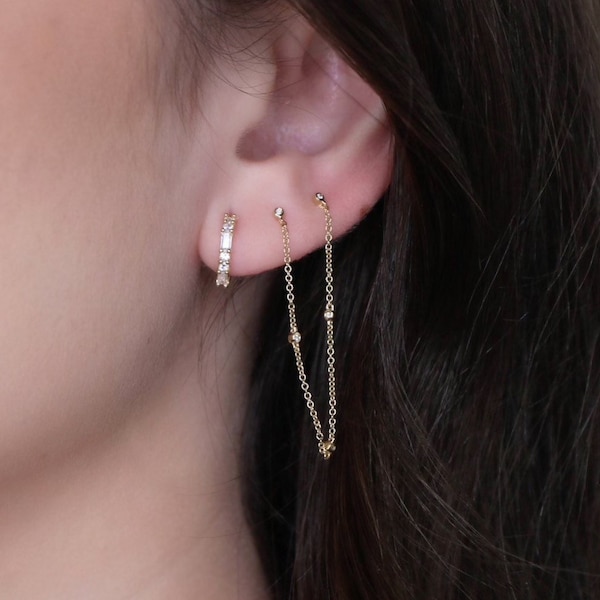 Chain Earring - Etsy