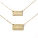 14K Solid Gold FEARLESS Necklace Personalized Affirmation Tag Pendant ...