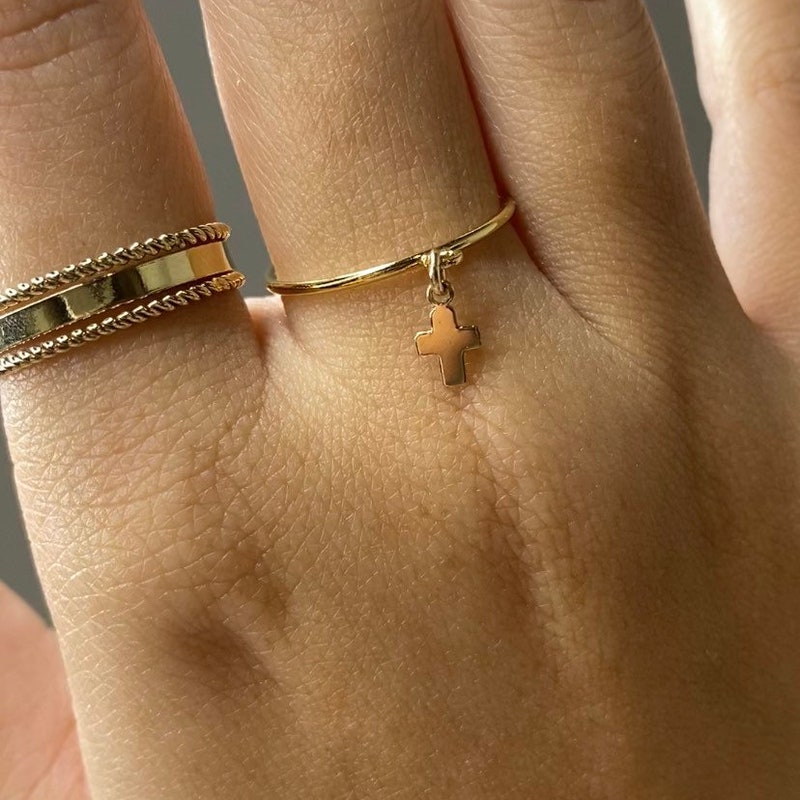 Cross Ring - Etsy