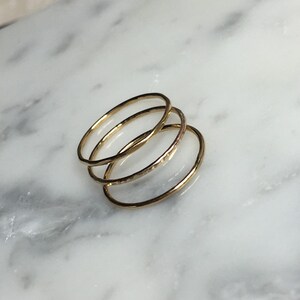 Stack Rings- Set of 3 Stackable Rings, Set of 3 Textured Band Rings ...
