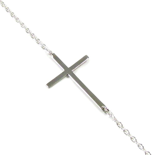 Sideways Cross - Etsy