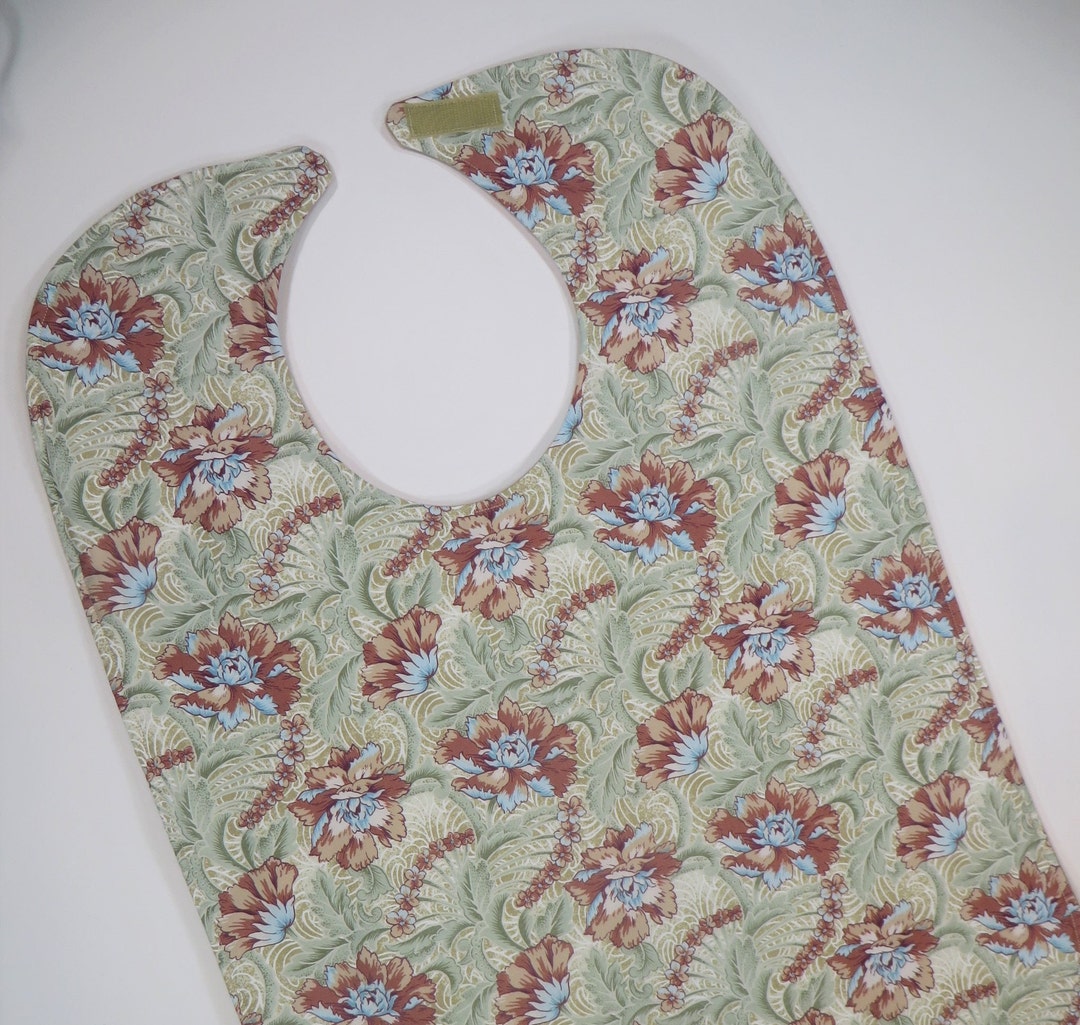 Elderly Adult Bib for Women Bib Special Needs Bibs Senior Bibs Adult ...