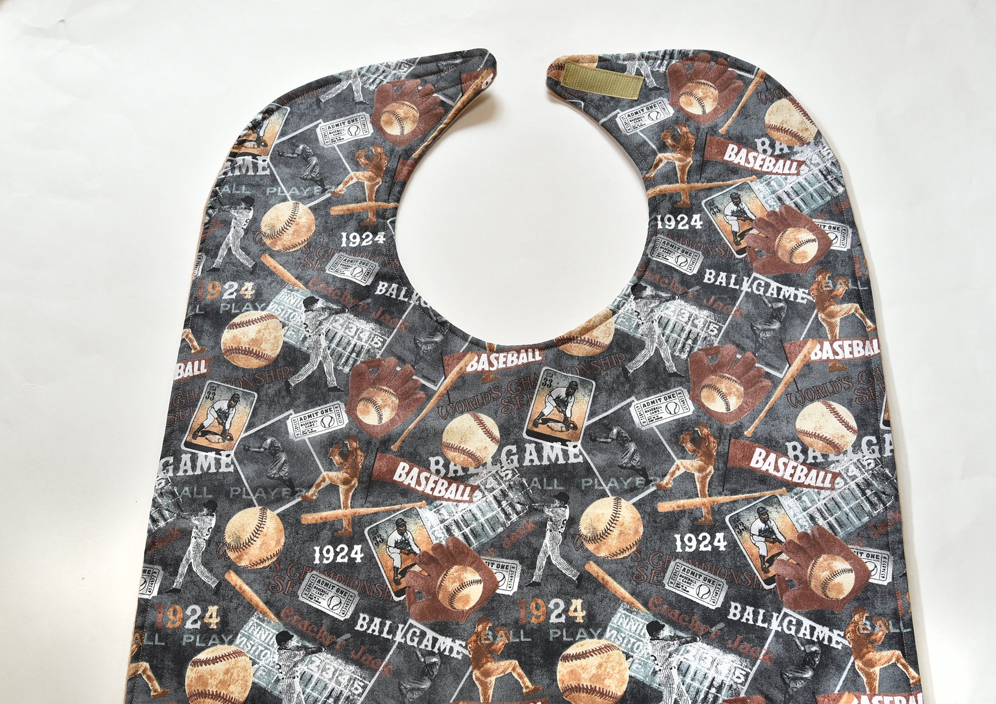 Adult Bibs for Men Bibs Baseball Bib Elderly Gifts Senior Gifts for Men ...