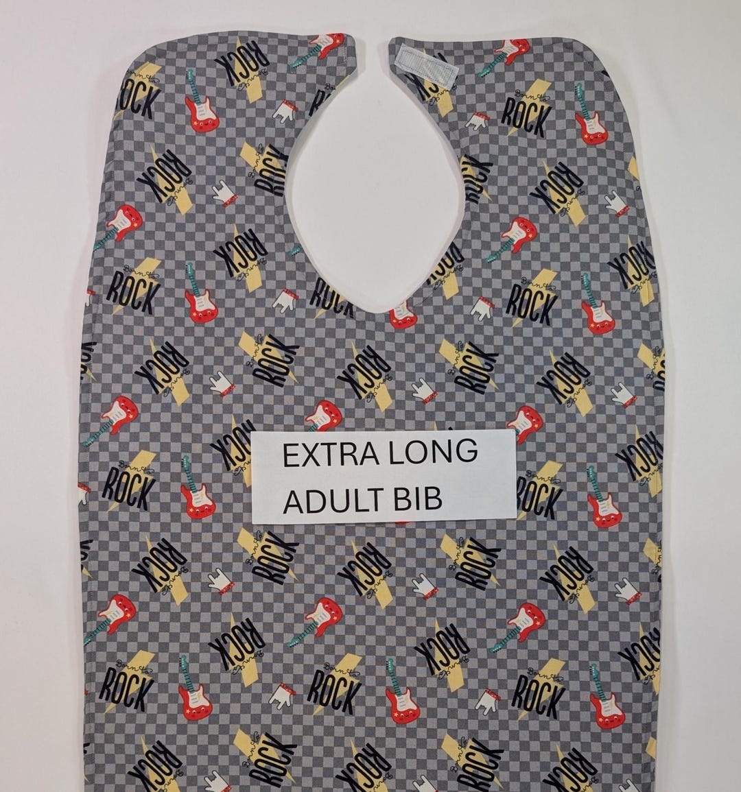 EXTRA LONG Mens Adult Bibs Special Needs Bib Senior Gift for Elderly ...