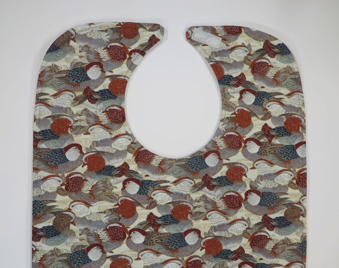 Women Adult Bib Women Bibs Special Needs Bib Birds Senior Gift for ...