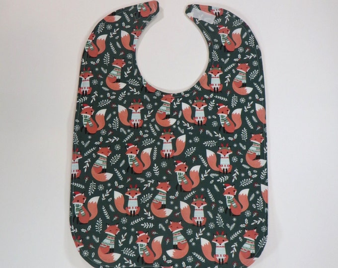 Teen Bib Youth Bib, Special Needs Bib Fox or Kids Junior Bib, Craft ...