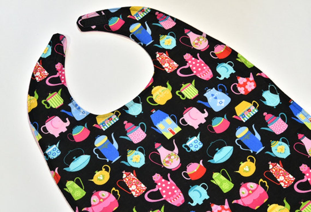 Adult Bibs for Women Bibs Handmade Colorful Tea Cups Special - Etsy