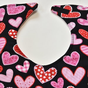 Valentine Hearts Adult Bib for Women Bibs Women Gifts for Grandma Gift ...