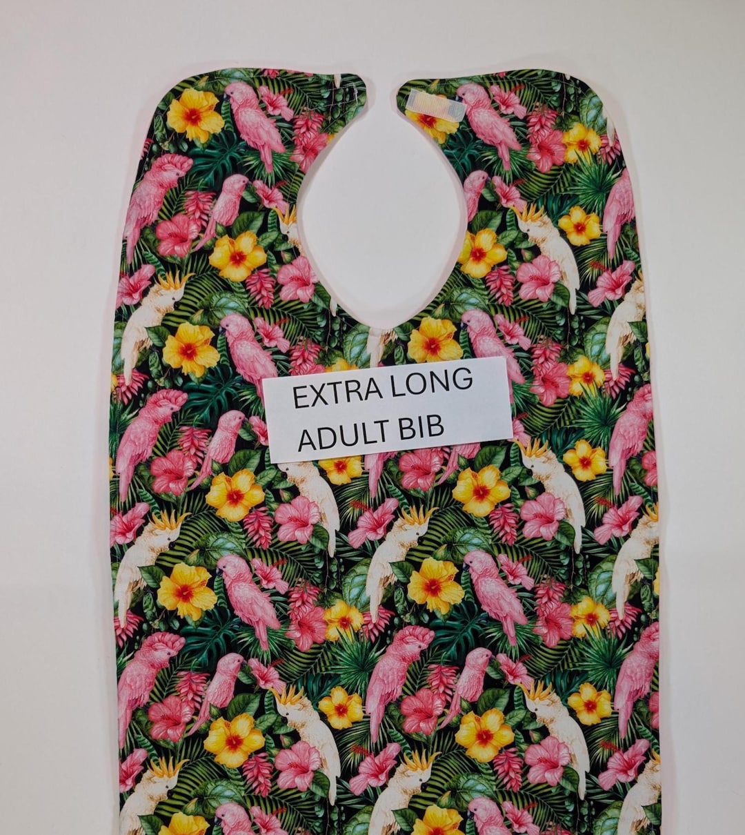 Womens EXTRA LONG Adult Bib Women Bibs Special Needs Bib Senior Gift ...