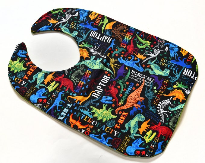 Youth Bibs for Handicap Bibs Special Needs Bib Dinosaurs Teen Bibs for ...